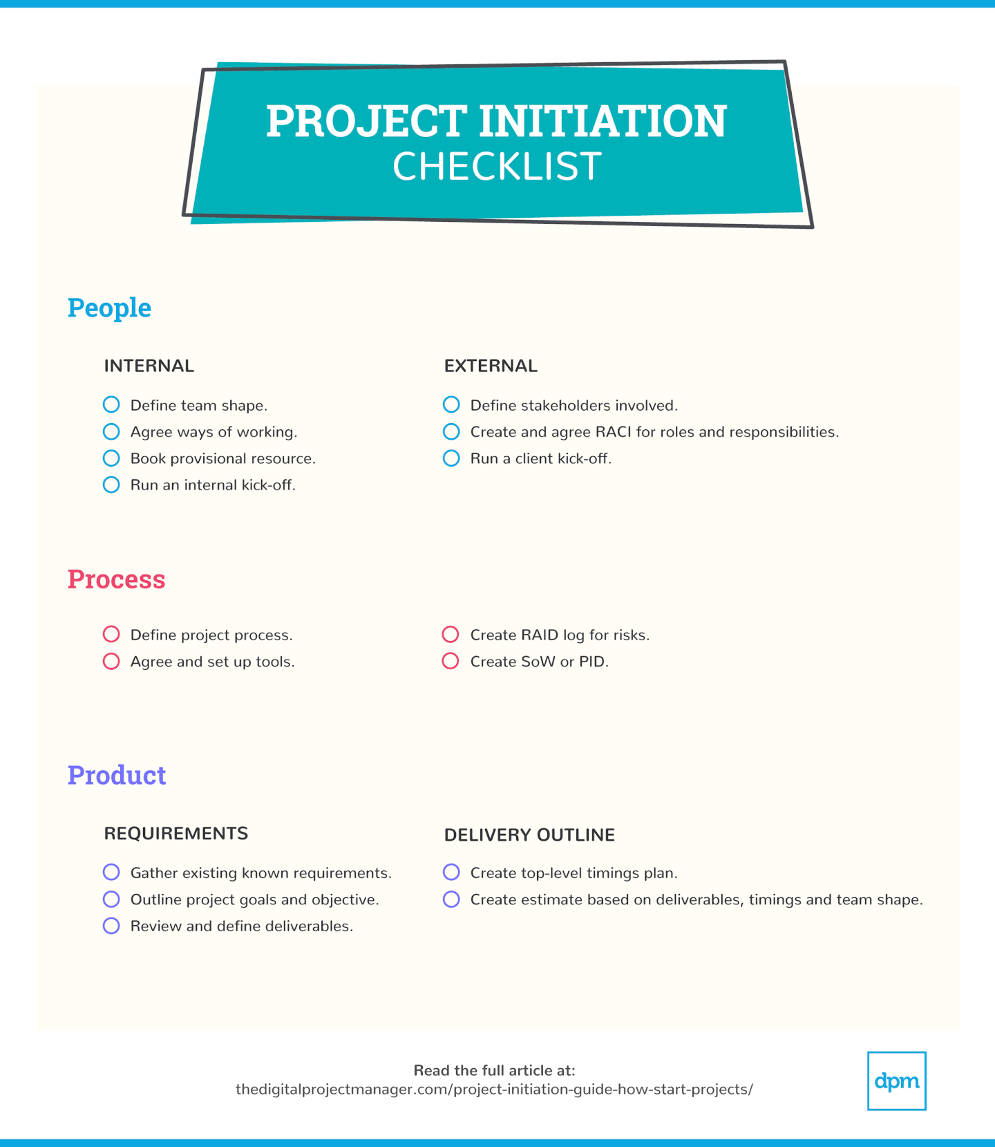 How To Start A Project Complete Guide To Project Initiation