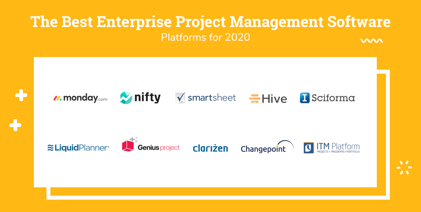 Top Enterprise Project Management Software Platforms Of 2020 The Digital Project Manager