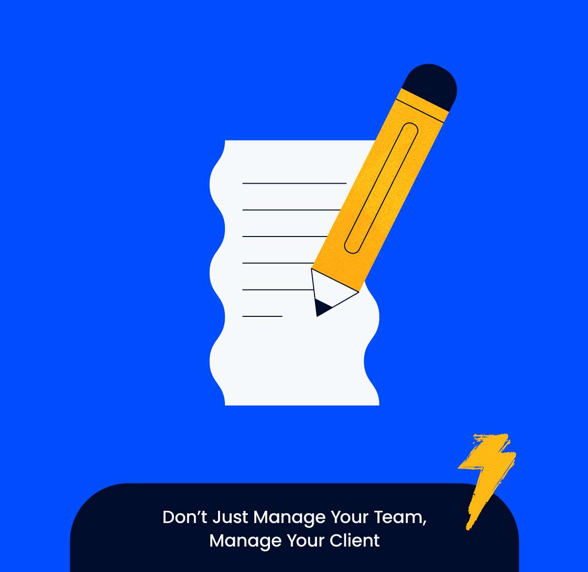 Short: Controlling the Narrative with your Client