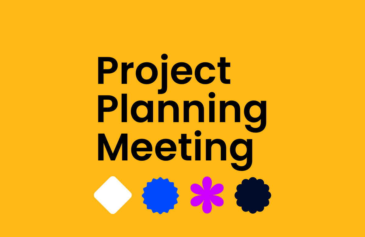 How to Run a Project Planning Meeting (Template + Timer)