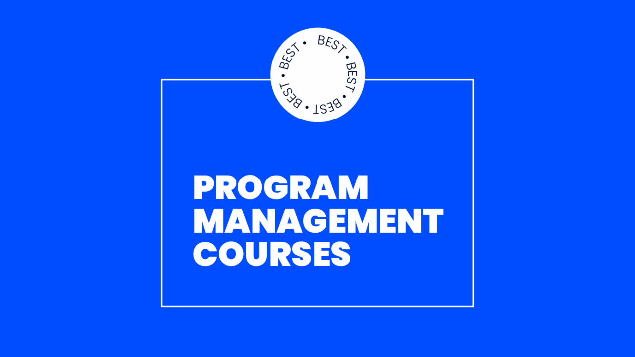 12 Program Management Courses To Take In 2026