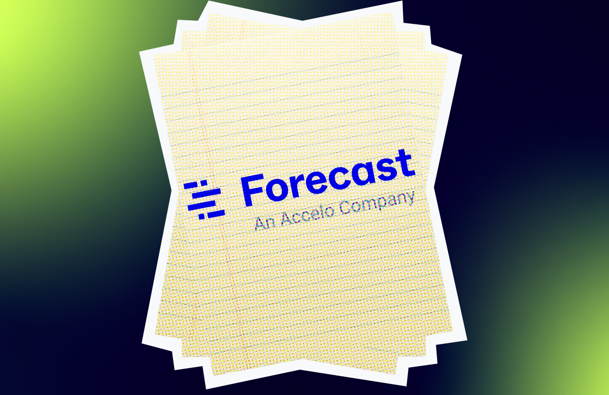 Forecast, una società di Accelo, funzionalità AI: dalla rilevazione dei ...