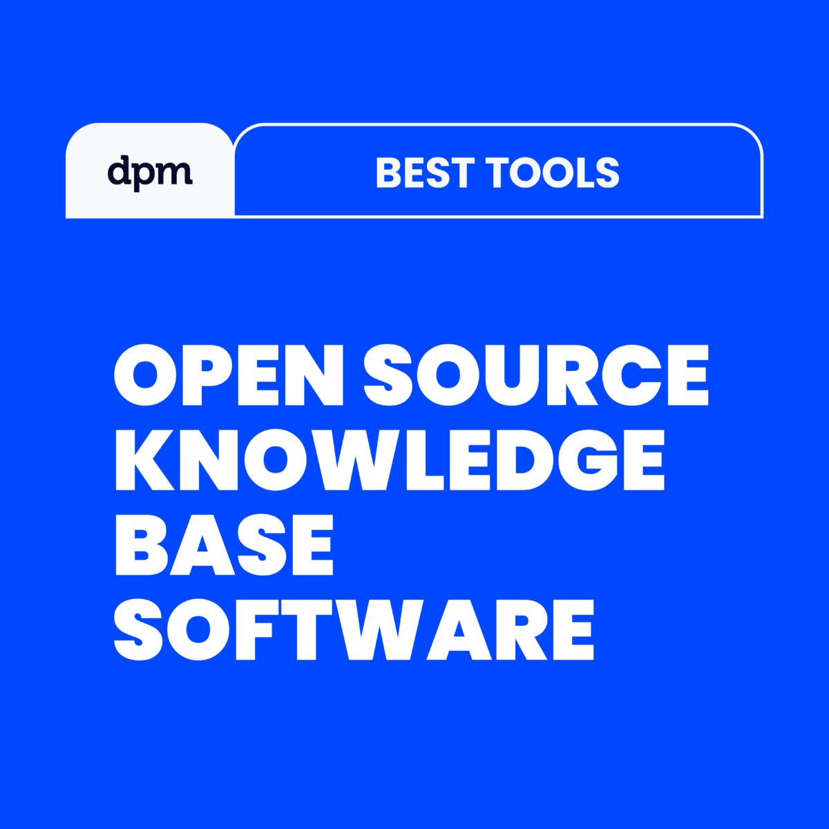 15 Best Open Source Knowledge Base Software in 2026